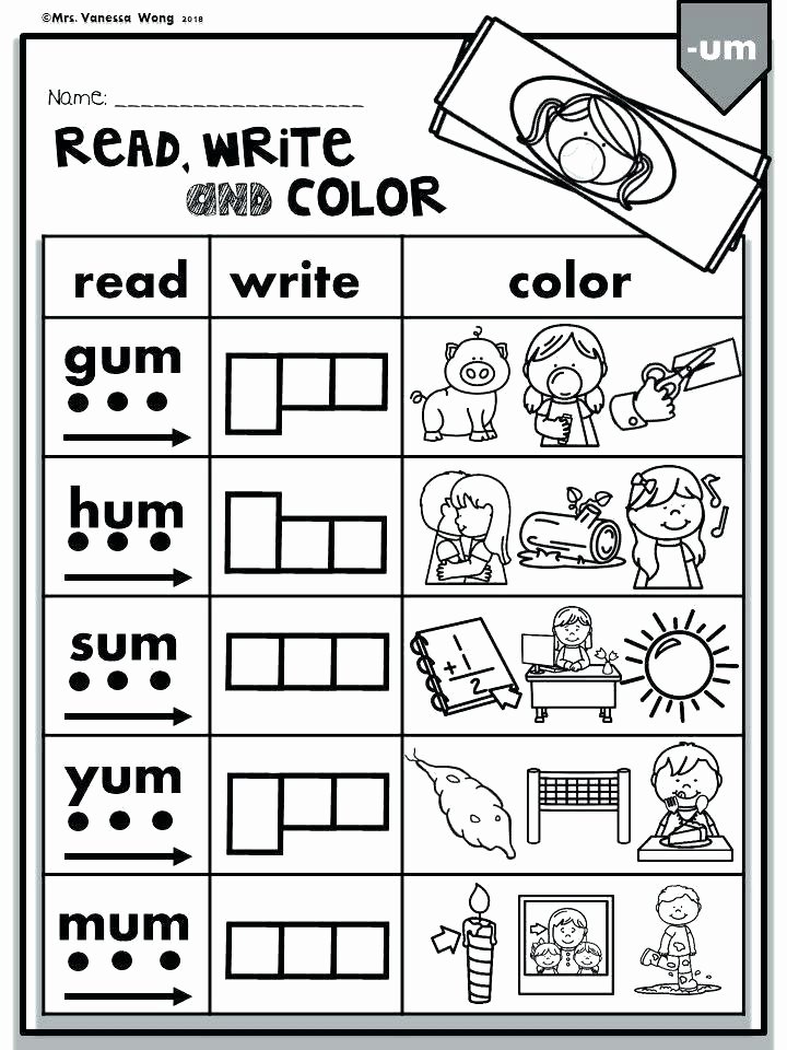 1st Grade Phonics Worksheets Pdf Words Worksheets Cvc Phonics Pdf 